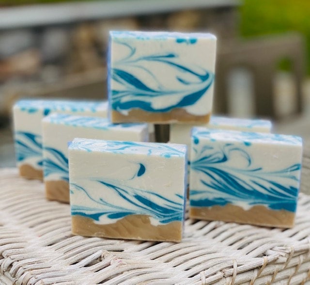 Beach Waves cold process soap | Pure Hands Inc: A luxury soap company ...